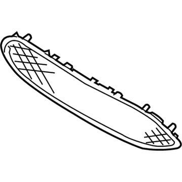 OEM Ford GM5Z-8200-AA - Lower Grille
