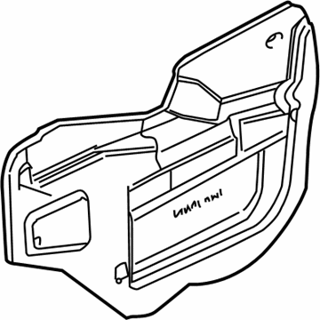 OEM GM 15241717 - Deflector-Front Side Door Water