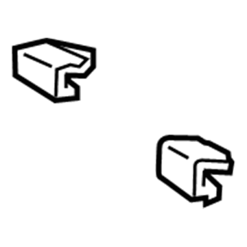 OEM Toyota 58386-74010 - Rear Body Panel Bracket