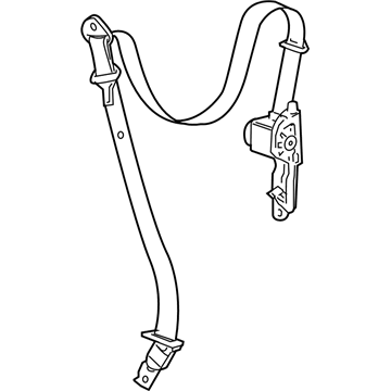 OEM GM 19260173 - Belt & Retractor