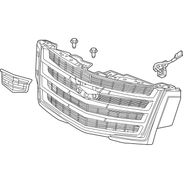 OEM GM 23399558 - Grille Asm-Front Upper