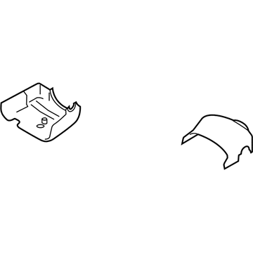 OEM GM 89039454 - Cover Kit, Steering Column Trim (Medium Dark Oak) *Oak