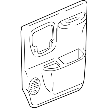 OEM GM 15153817 - Panel Asm-Front Side Door Trim