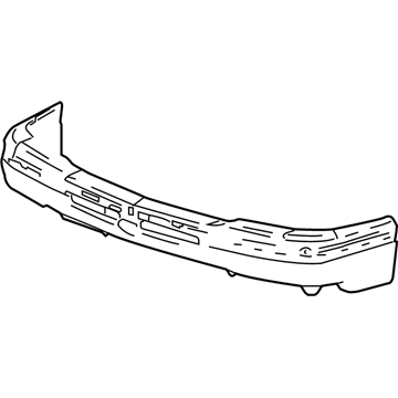 OEM GM 89045660 - Bar Asm, Front Bumper Imp