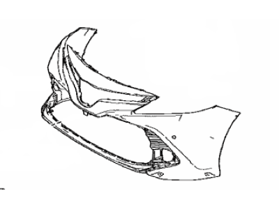 OEM Toyota 52119-3T930 - Cover, Front Bumper L/C