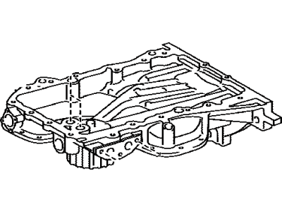 Toyota 12101-36040 Pan Sub-Assembly, Oil