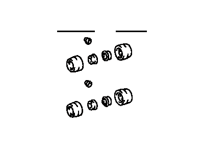OEM Toyota 04906-35130 - Cup Kit, Rear Wheel Cylinder