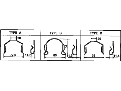 OEM Toyota 31232-35030 - Clip, Release Bearing Hub