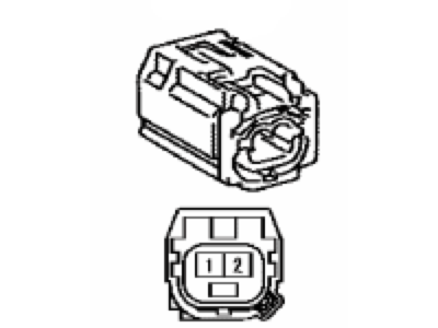 OEM Toyota 90980-12490 - Housing, Connector F