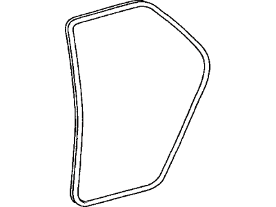 OEM Toyota 62332-12110-B0 - Trim, Rear Door Opening, LH