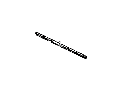 OEM Toyota 53381-14070 - Seal, Hood To Radiator Support