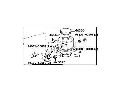 OEM Toyota 44320-0C030 - Pump Assy, Vane
