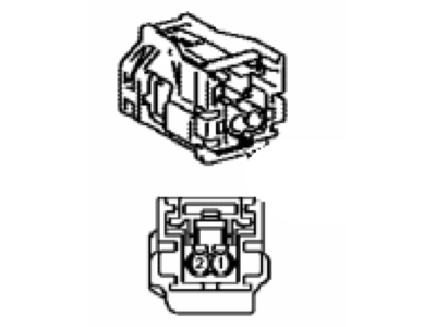 OEM Toyota 90980-12416 - Housing, Connector F