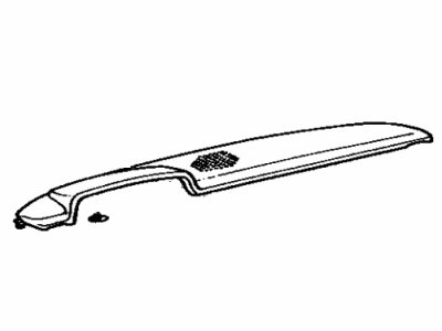 OEM Toyota 55401-22130-02 - Safety Pad Sub-Assembly, Instrument Panel ...