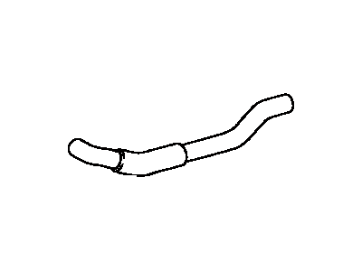 OEM Toyota 87245-06111 - Hose, Heater Water, Outlet A