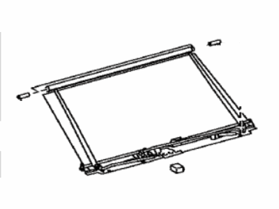 OEM Toyota 64333-AC012 - Shade, Package Tray