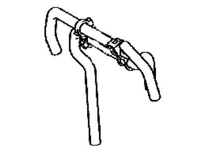 OEM Toyota 87209-04060 - Hose Sub-Assembly, Water