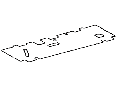 OEM Toyota 58653-08030 - Sheet, Rear Floor SILENCER