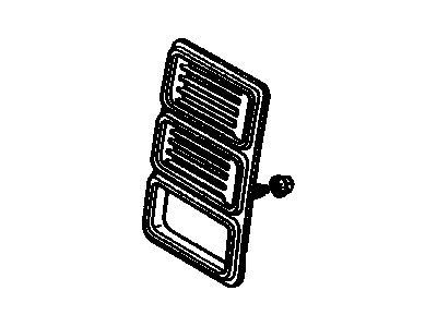 OEM Toyota 62905-19065-03 - LOUVER Assembly, Roof Side Vent, RH