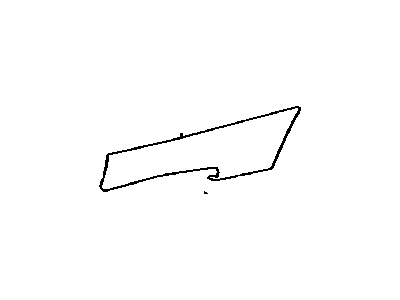 OEM Toyota 76925-04010 - Protector, Side MUDGUARD
