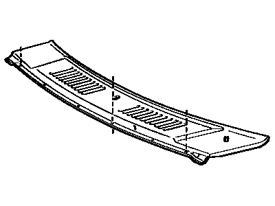 OEM Toyota 55781-12110 - Louver, Cowl Ventilator